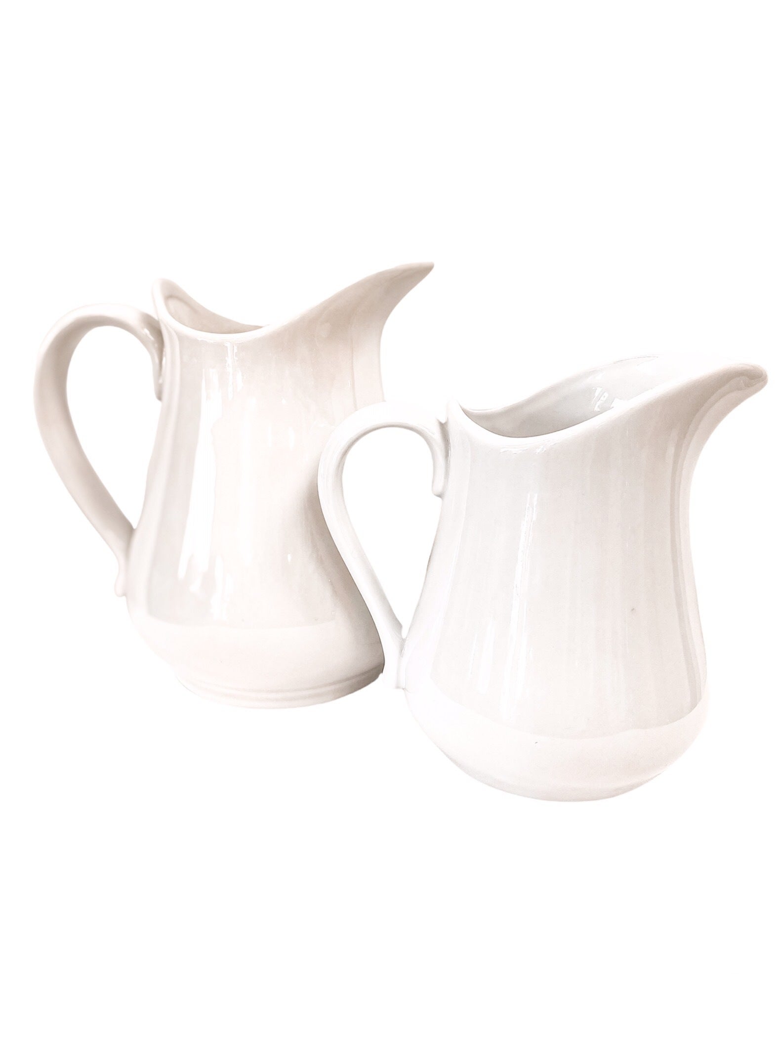 white pitchers | KountryCharm